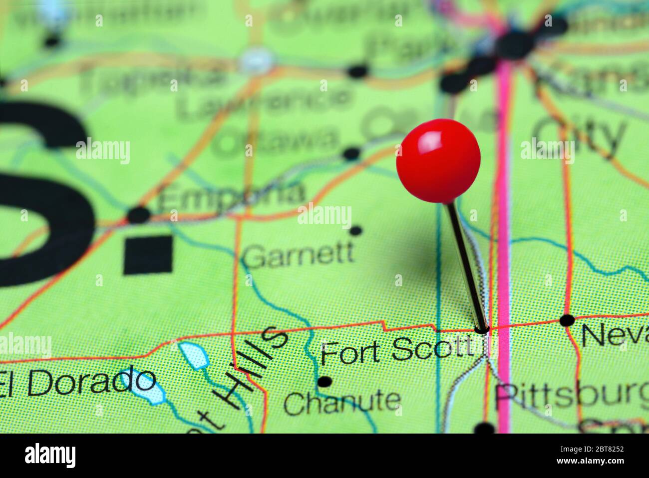 Map of scott city hi-res stock photography and images - Alamy