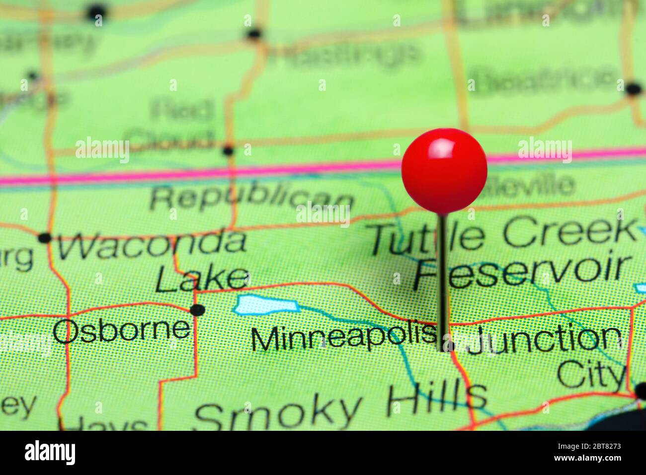 Map of minneapolis hi-res stock photography and images - Alamy