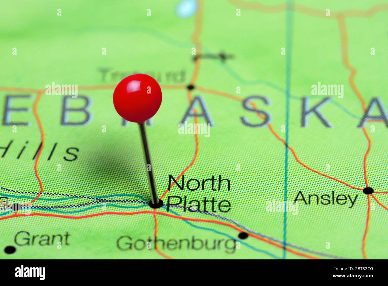 North Platte Nebraska Street Map