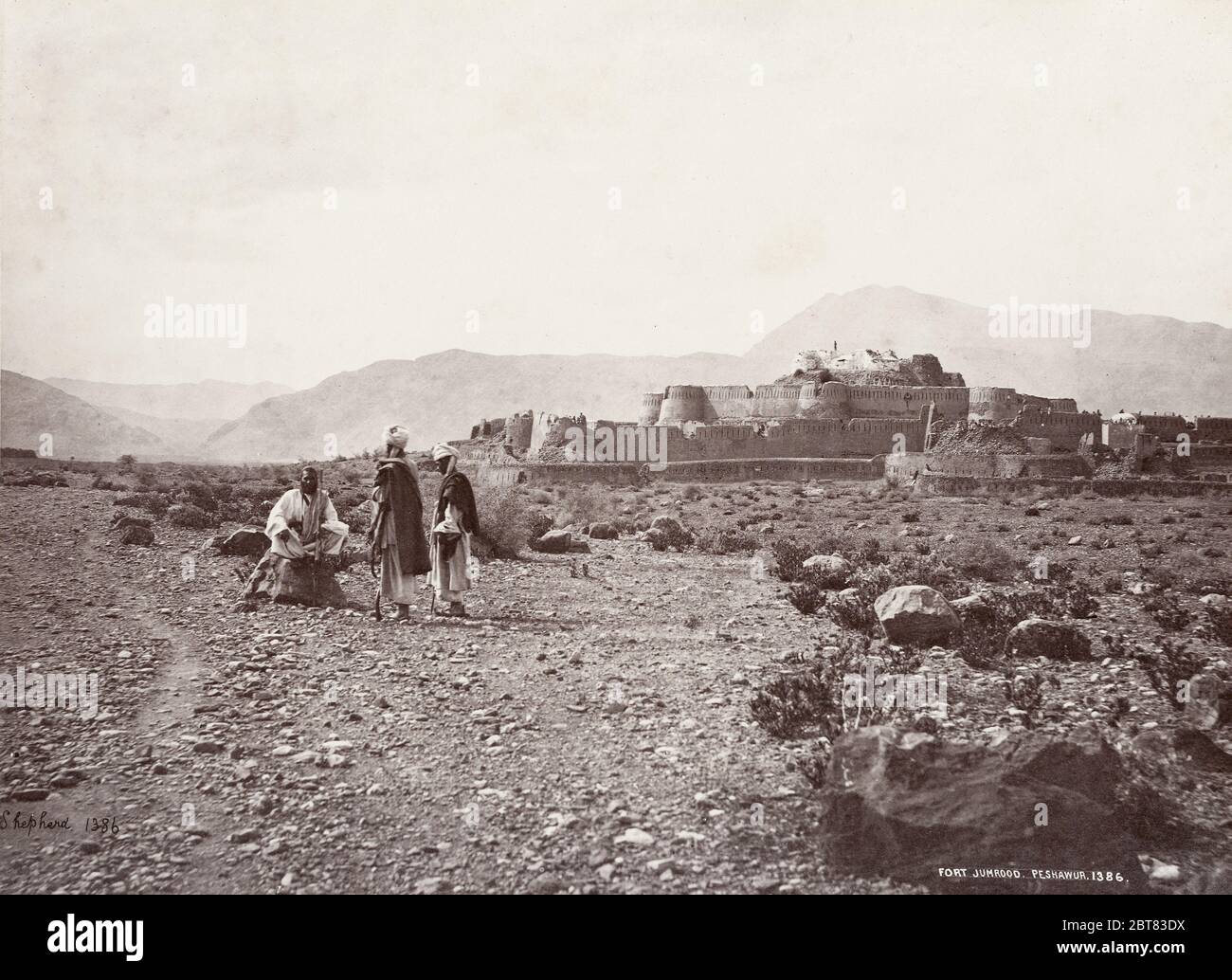 Vintage photo of peshawar fort hi-res stock photography and images - Alamy