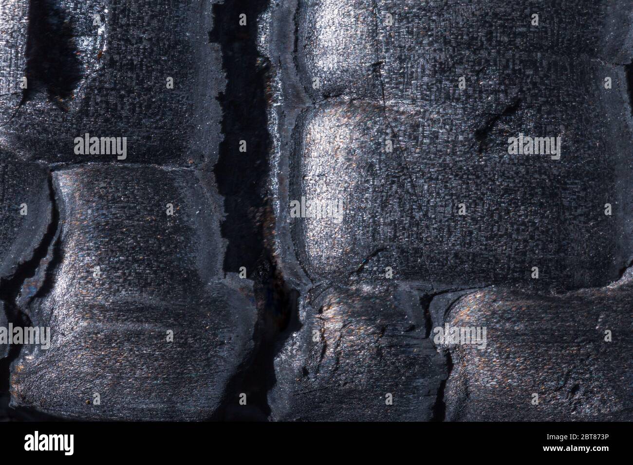 Burnt wood surface texture extreme close-up view, macro photography ...