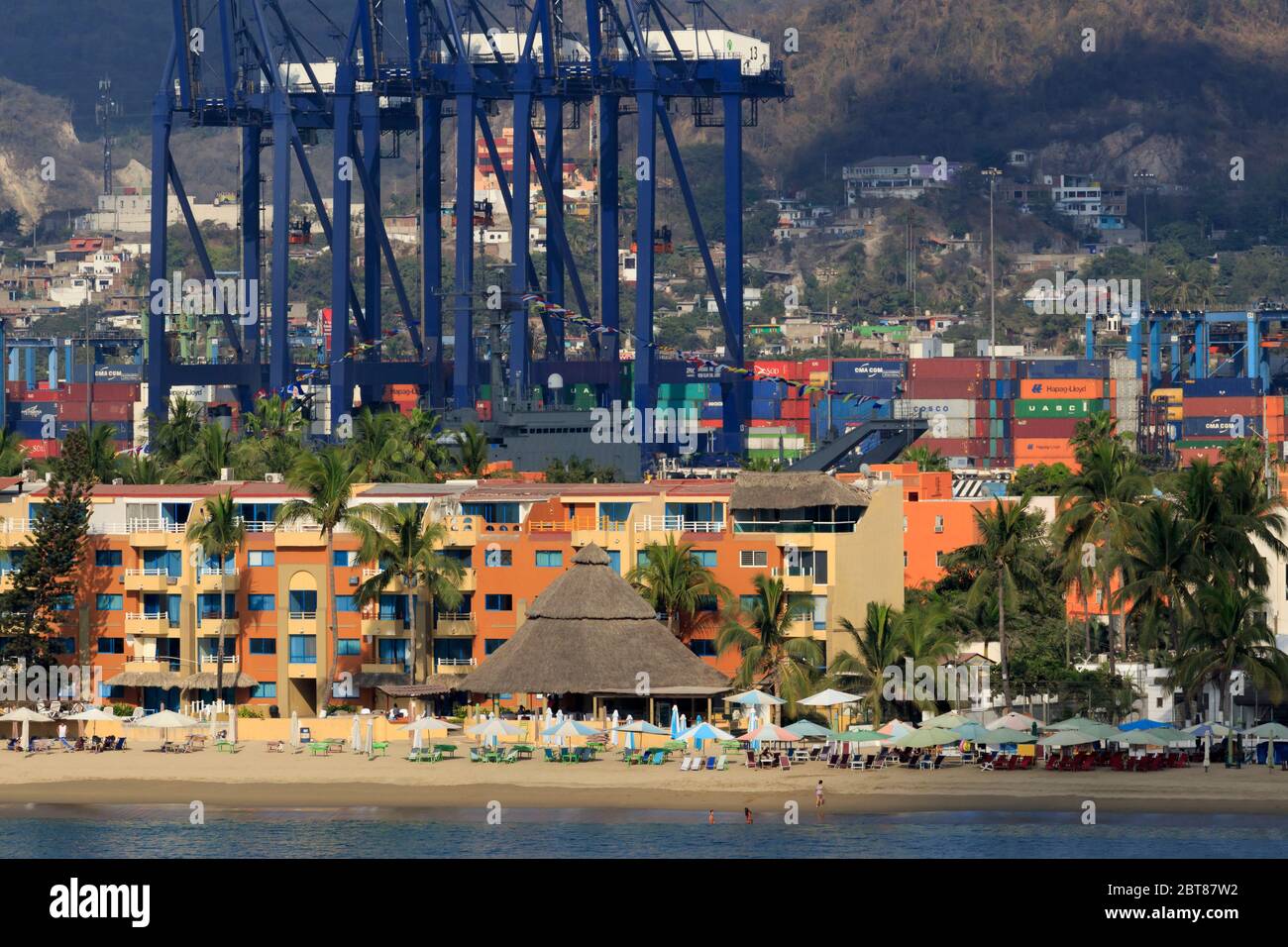 Container Port, Manzanillo, Colima State, Mexico Stock Photo - Alamy