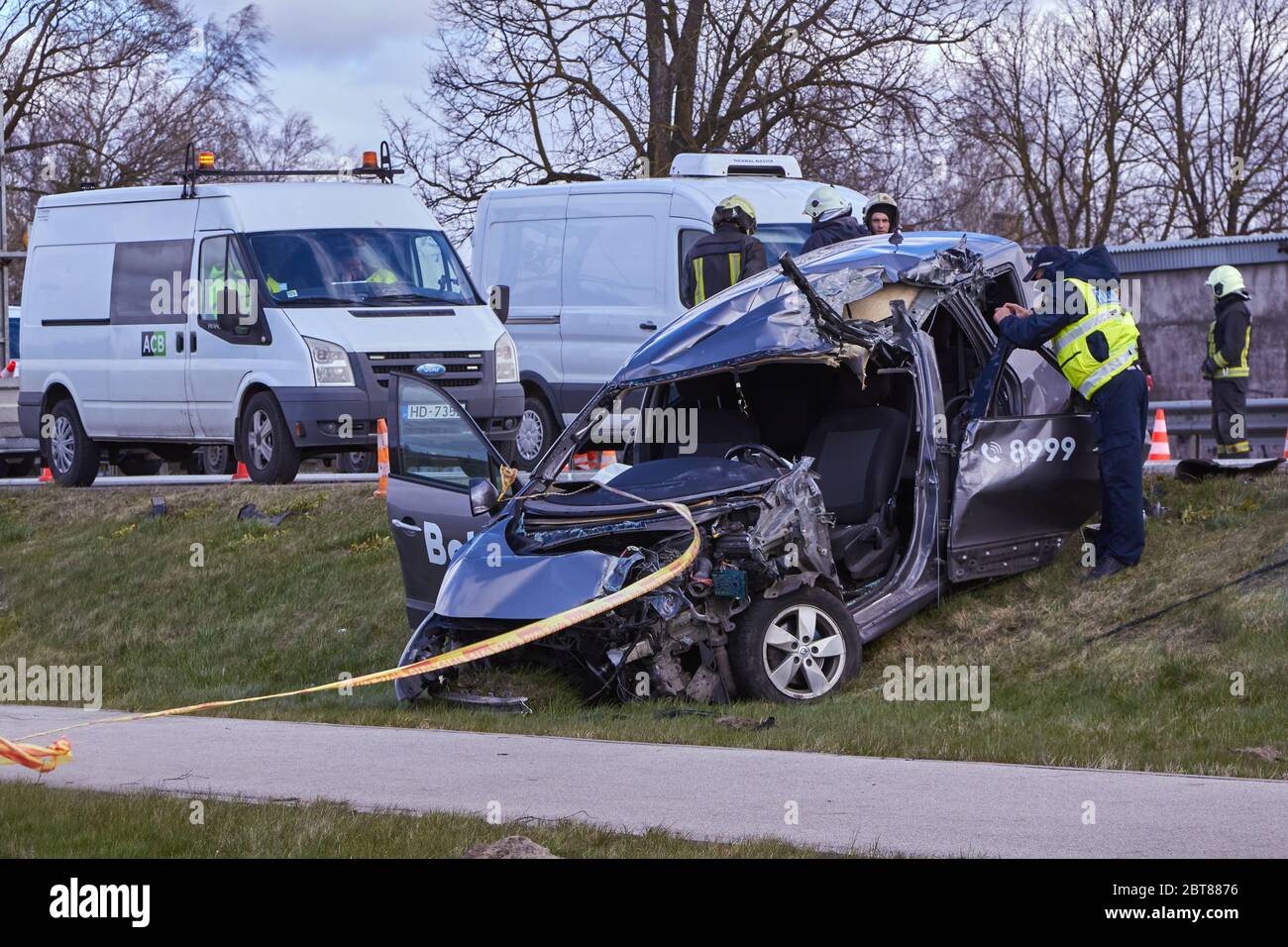 Final Destination 2 Car Crash Scene