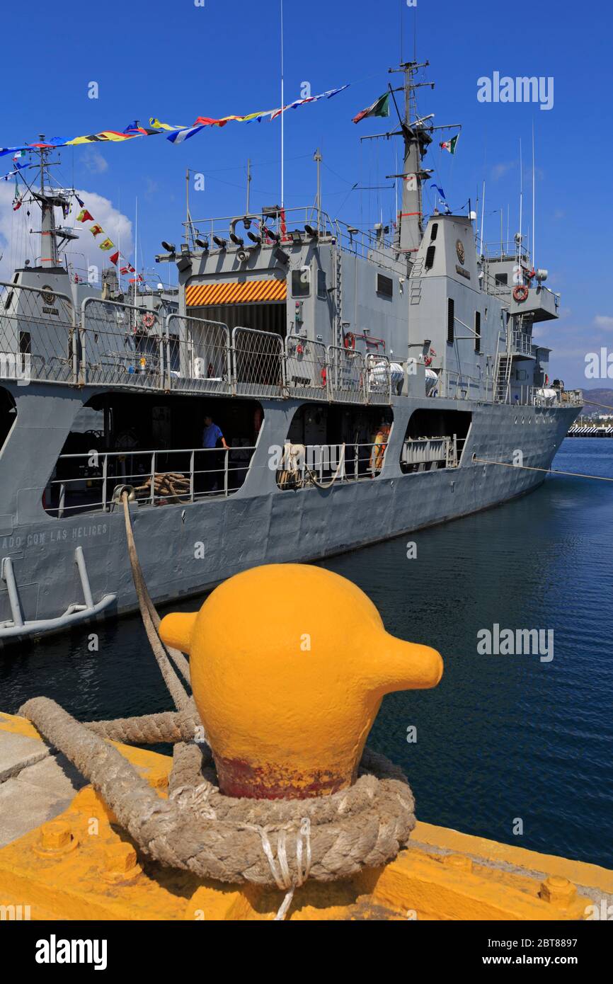 Naval Base, Manzanillo City, Colima State, Mexico Stock Photo - Alamy