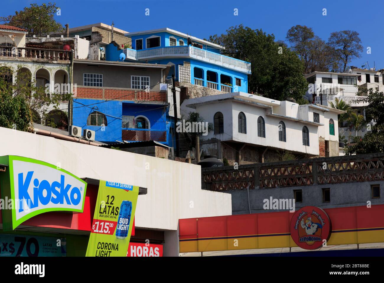 Downtown Manzanillo City, Colima State, Mexico Stock Photo - Alamy