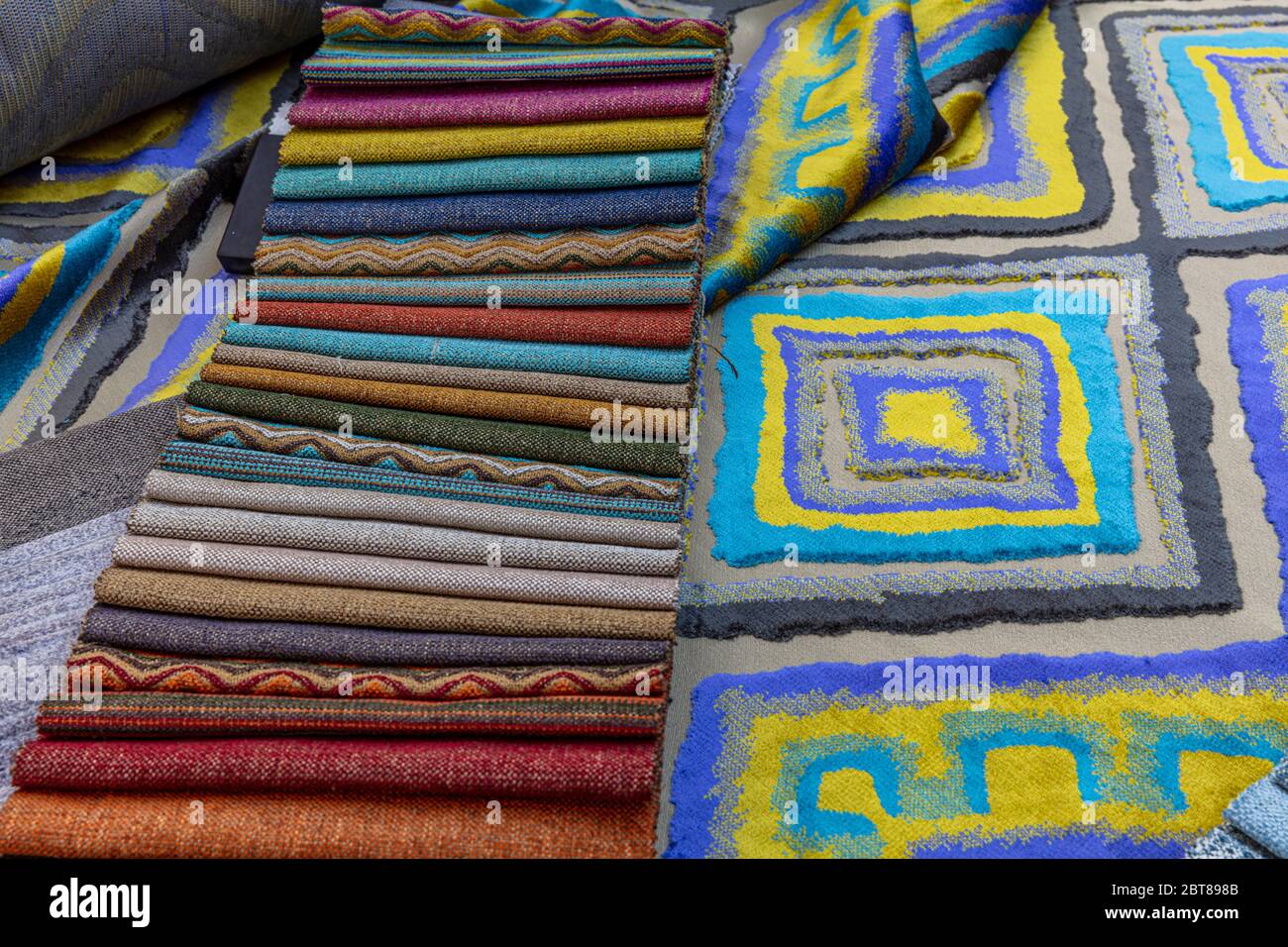 Textile samples color chart. Background pantone color fabric swatches ...