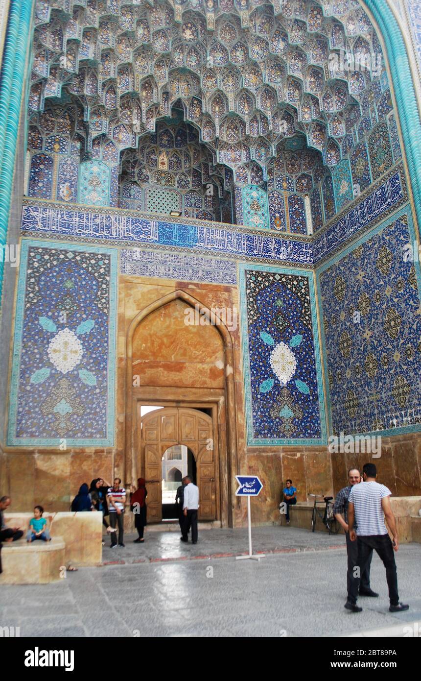 Masjed-e Imam, (former Masjed-e Shah), Esfahan, Isfahan, Iran Stock ...
