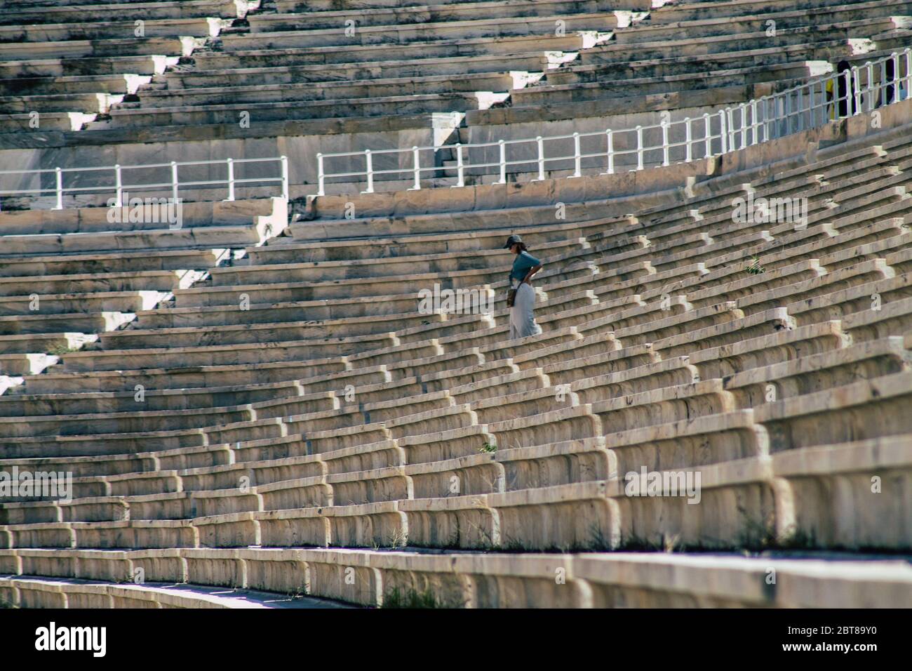 Athens Greece September 2, 2019 View of the Panathenaic Stadium or ...