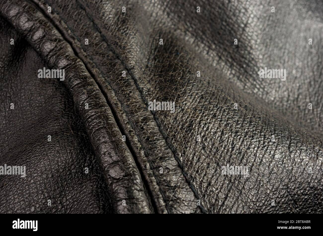 Soft Black Leather Texture