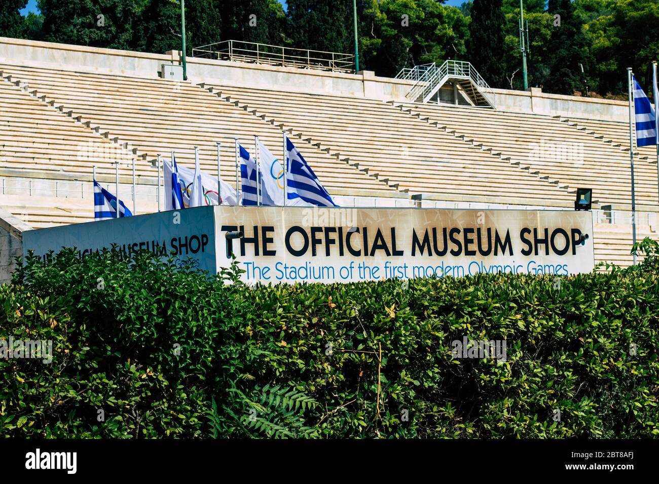 Athens Greece September 2, 2019 View of the Panathenaic Stadium or ...