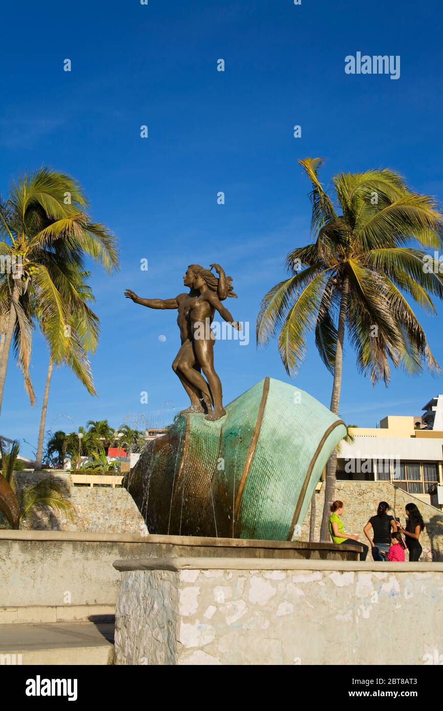 The Continuity of Life Monument, Mazatlan, Sinaloa State, Mexico Stock ...
