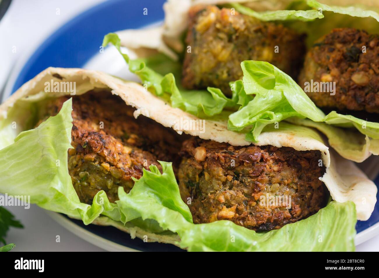 Tabouleh falafel hi-res stock photography and images - Alamy