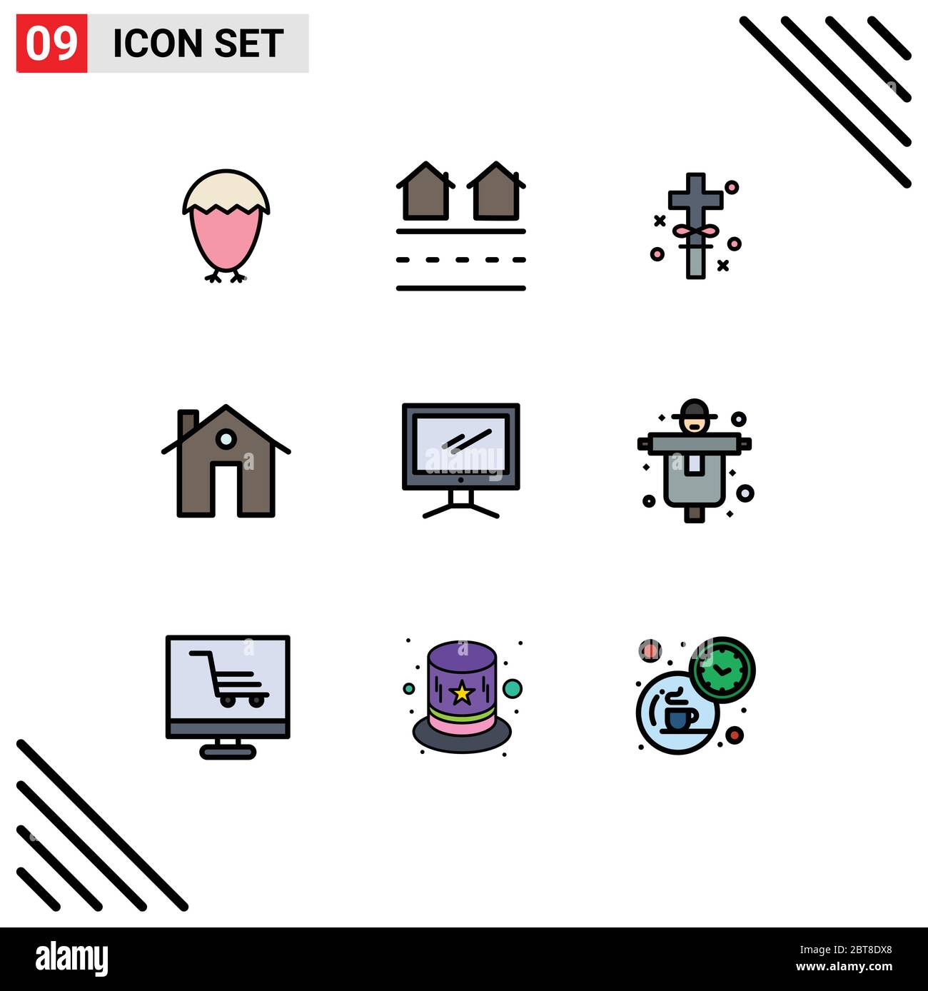 Apartment building residences Stock Vector Images - Alamy