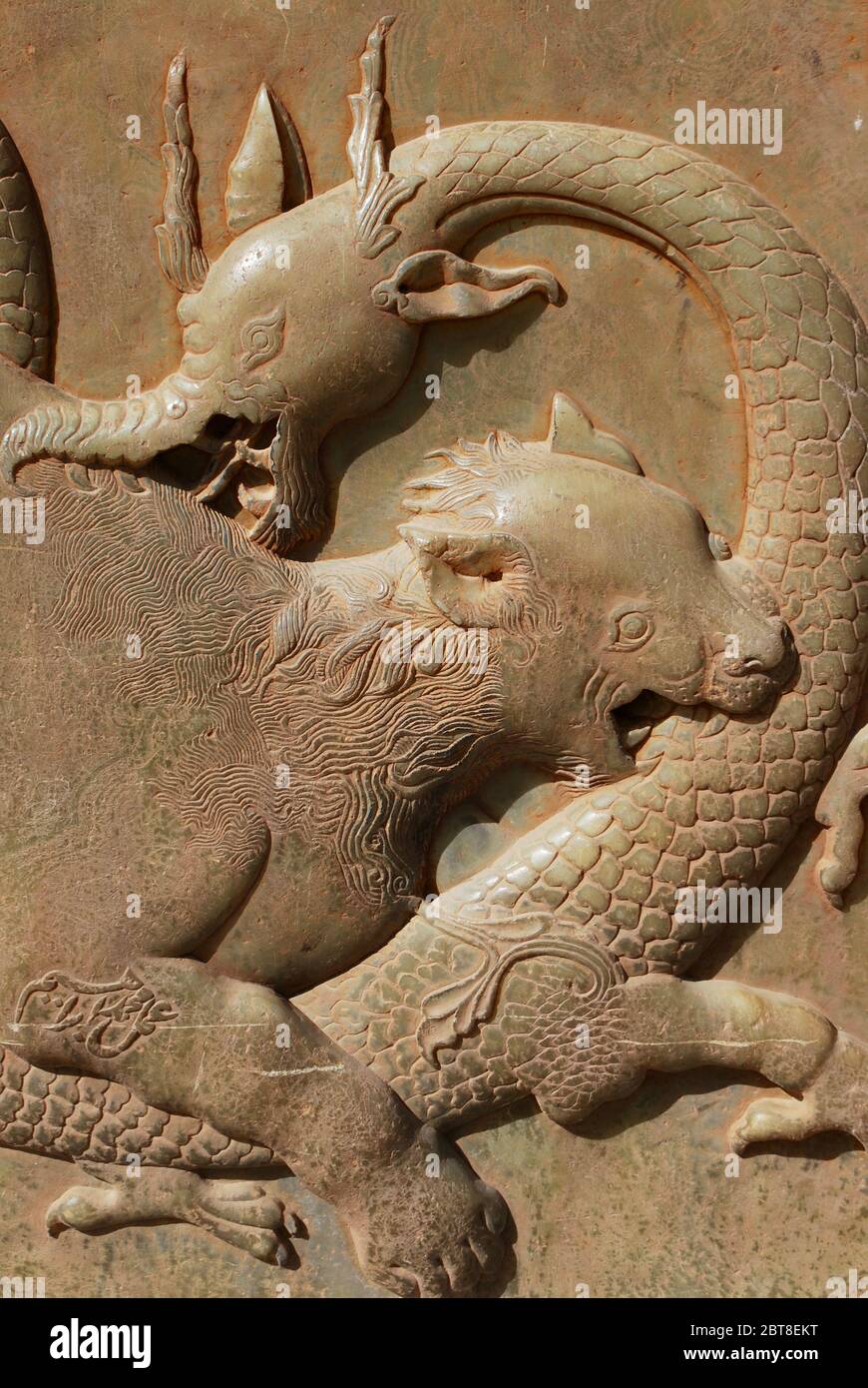 Qajar era art, Golestan Palace, Tehran, Iran Stock Photo - Alamy