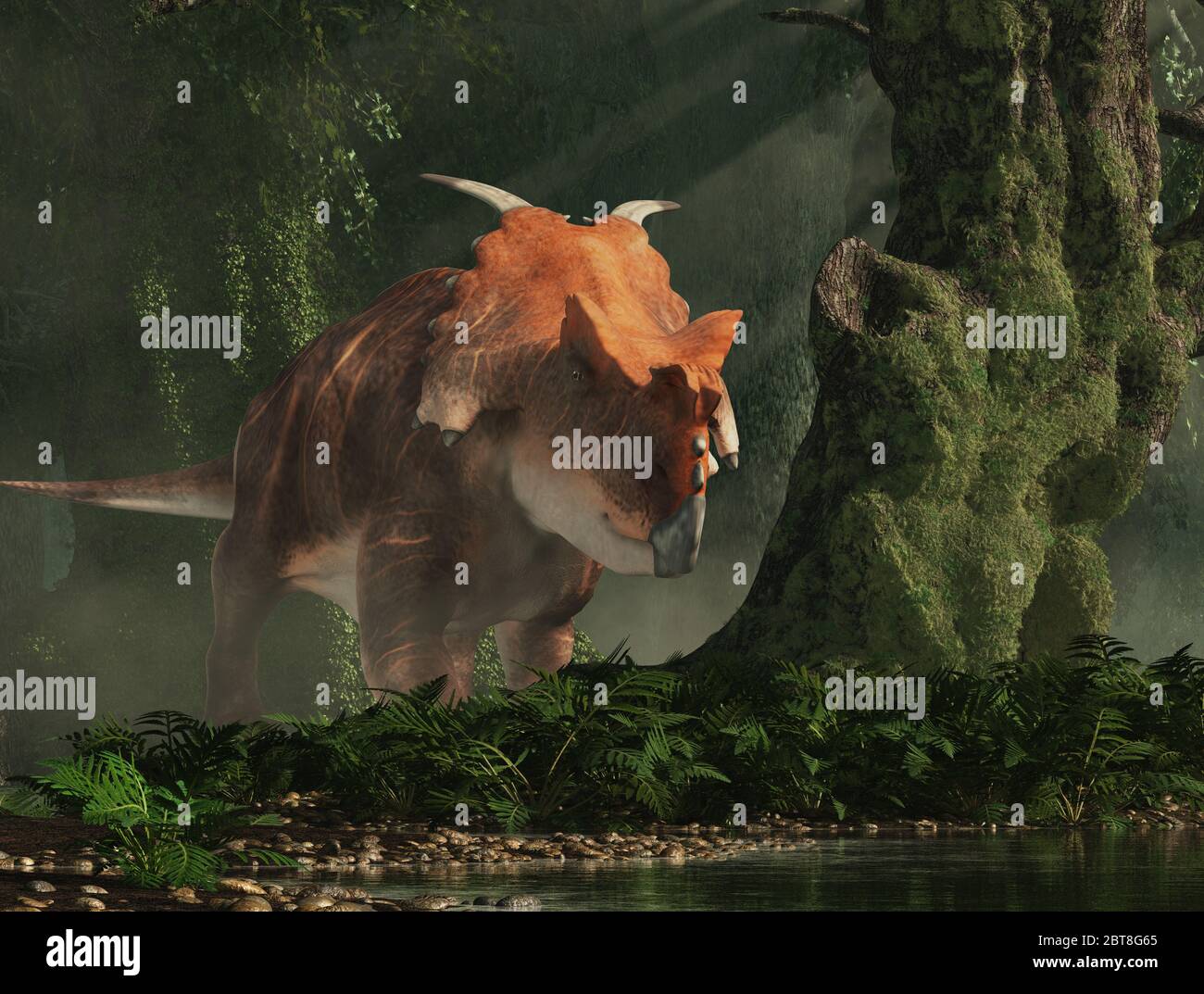 Achelousaurus was a Cretaceous era dinosaur. A cousin of the ...