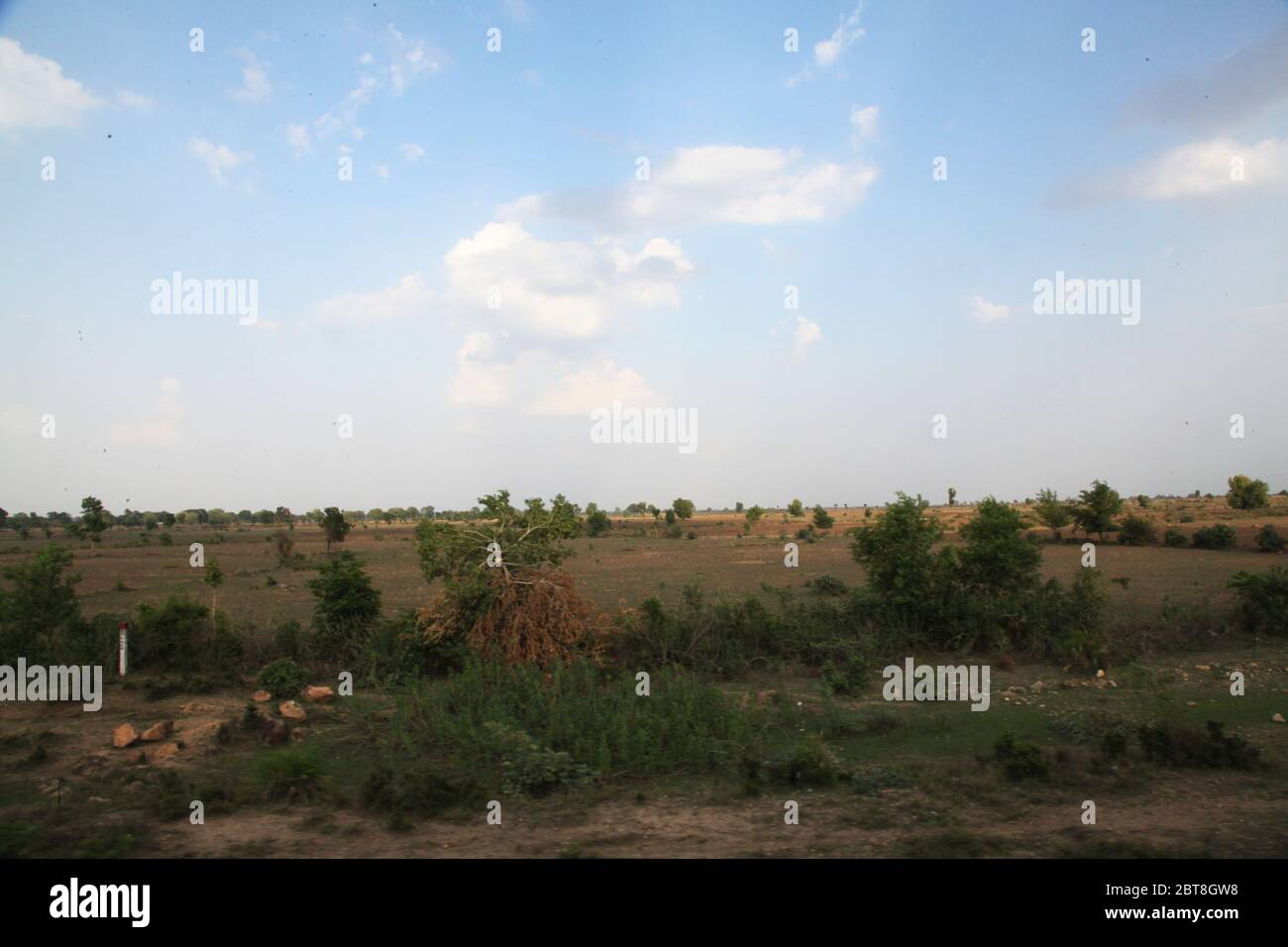 Beautiful Landscape, Village Surrounded by Greenery Mountain, Indian ...