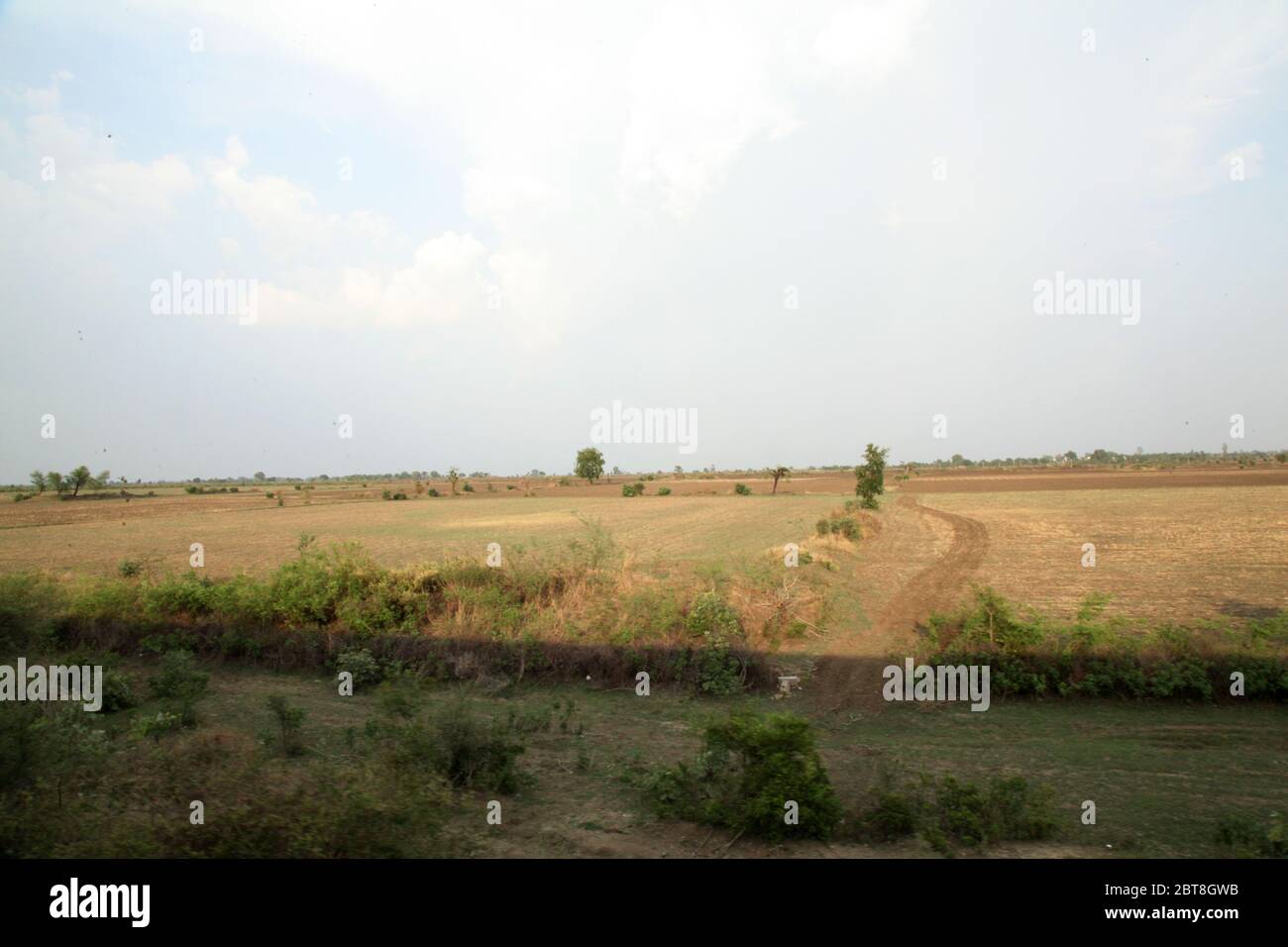 Beautiful Landscape, Village Surrounded by Greenery Mountain, Indian ...