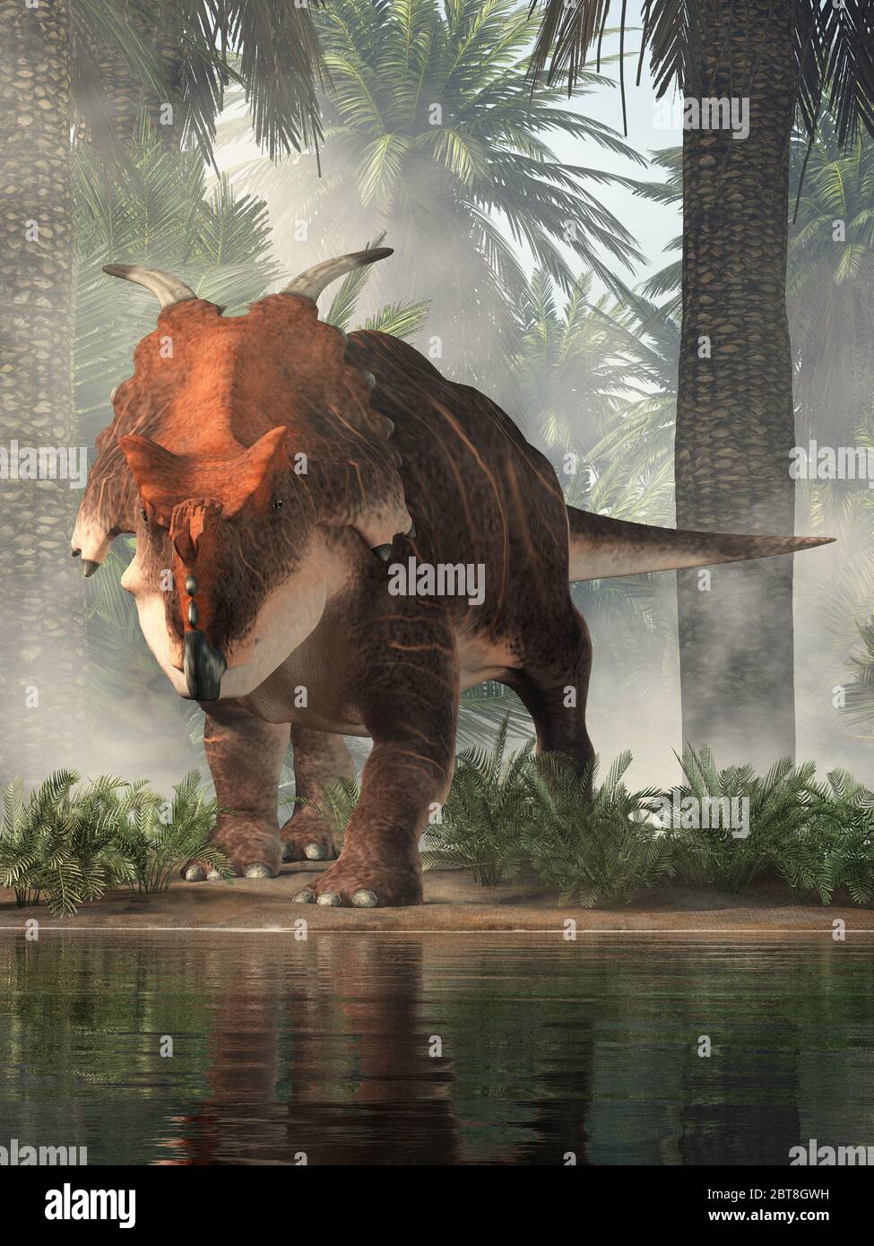 Achelousaurus was a Cretaceous era dinosaur. A cousin of the ...