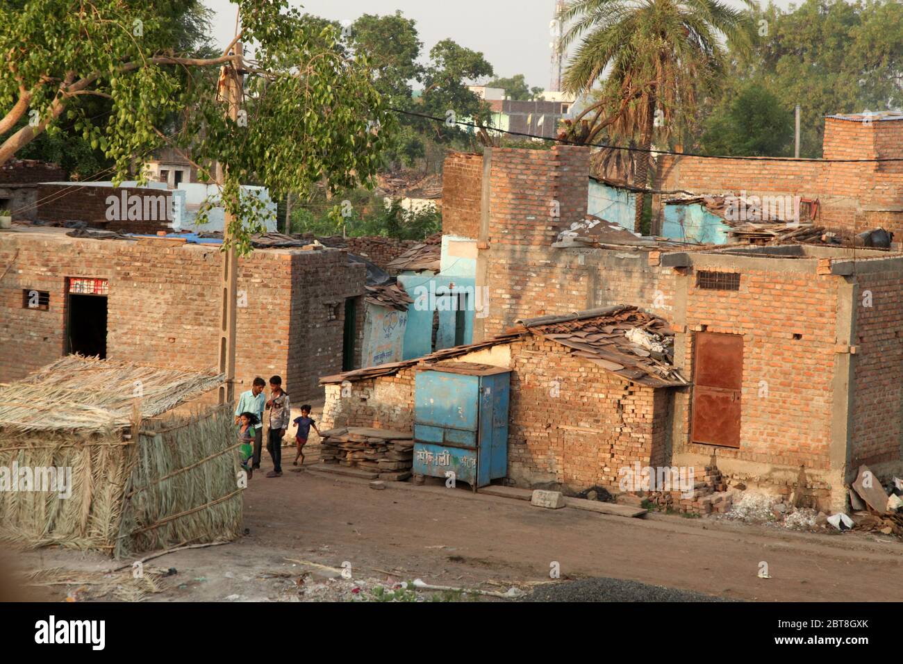 Beautiful Landscape, Village Surrounded by Greenery Mountain, Indian ...