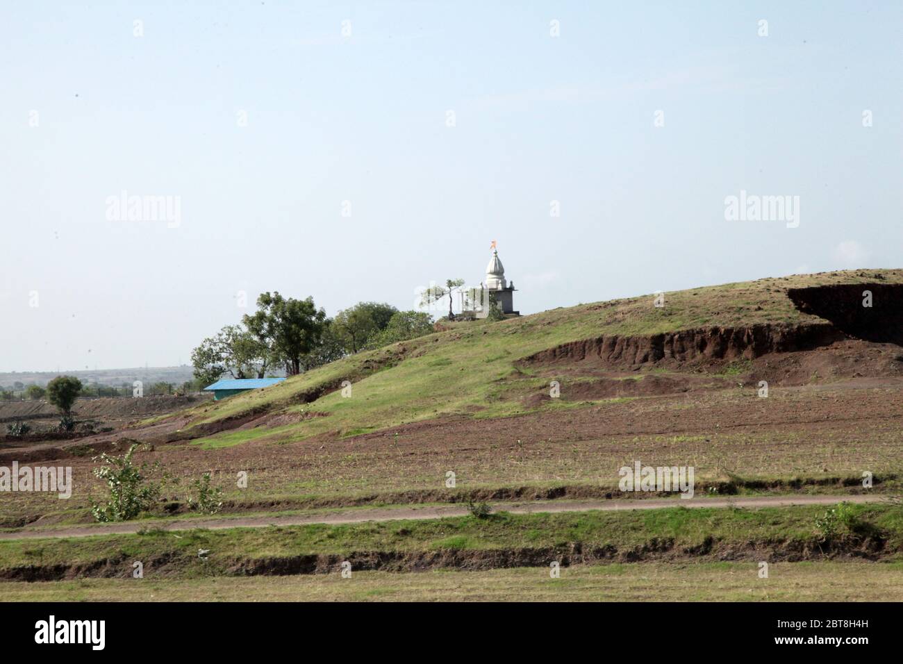 Beautiful Landscape, Village Surrounded by Greenery Mountain, Indian ...