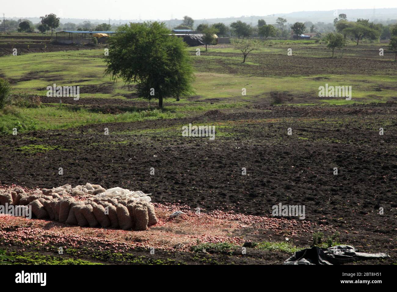 Beautiful Landscape, Village Surrounded by Greenery Mountain, Indian ...