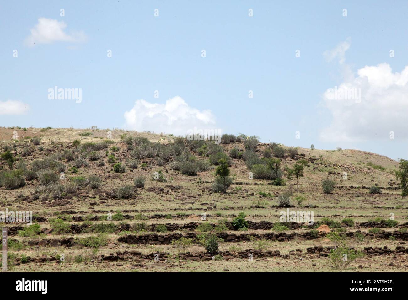 Beautiful Landscape, Village Surrounded by Greenery Mountain, Indian ...