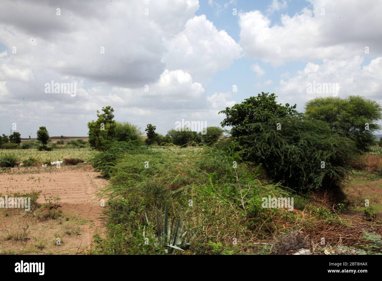 Beautiful Landscape, Village Surrounded by Greenery Mountain, Indian ...