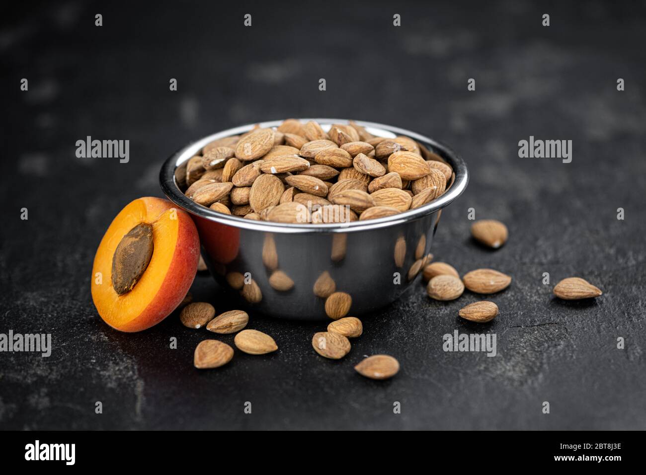 Shelled apricot kernels detailed hi-res stock photography and images ...