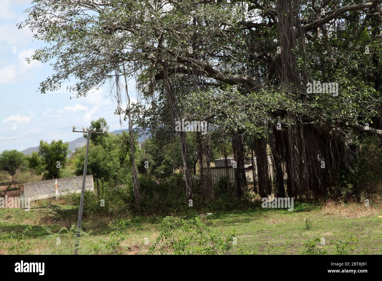Beautiful Landscape, Village Surrounded by Greenery Mountain, Indian ...