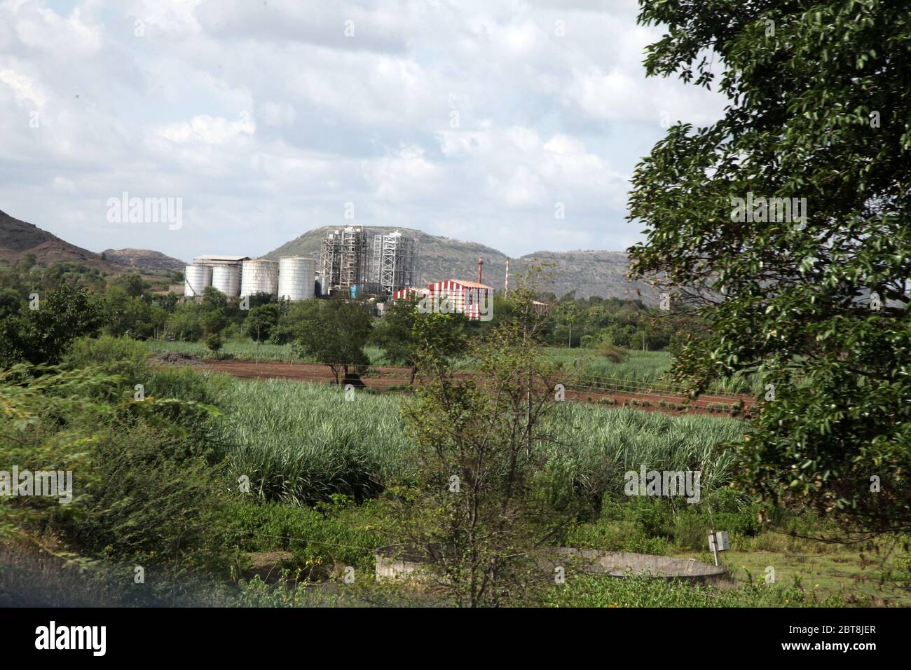 Beautiful Landscape, Village Surrounded by Greenery Mountain, Indian ...