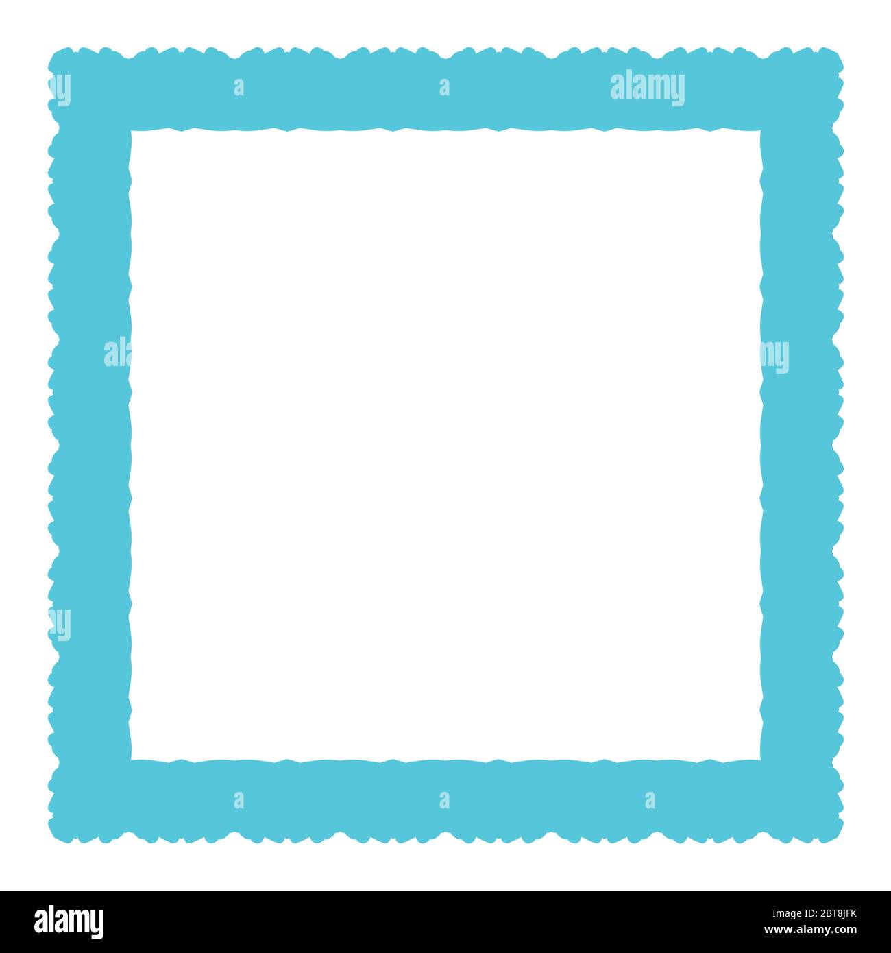 Colored frame, blank background vector design in blue color Stock ...