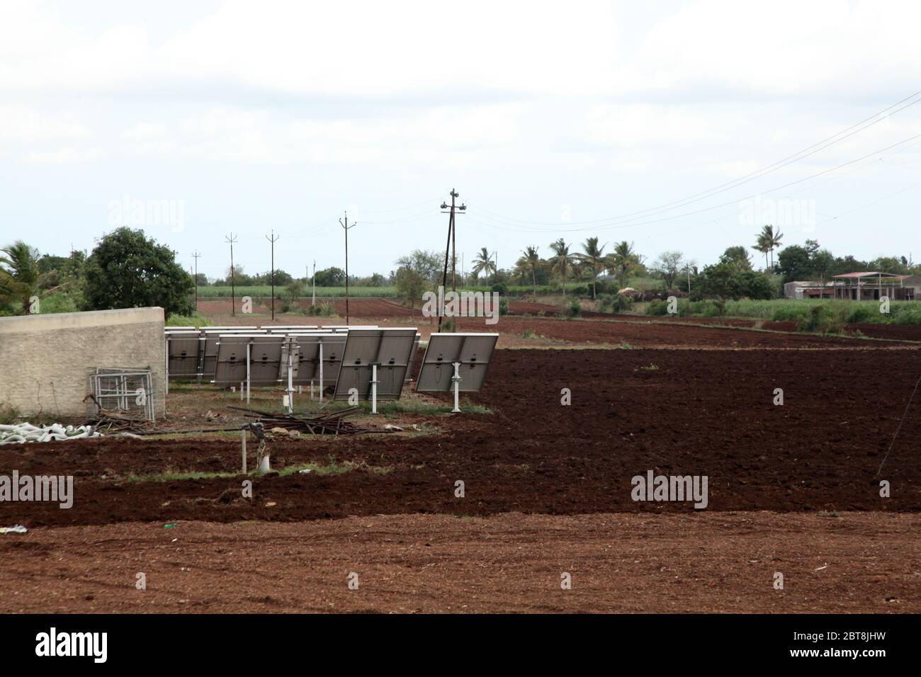 Beautiful Landscape, Village Surrounded by Greenery Mountain, Indian ...