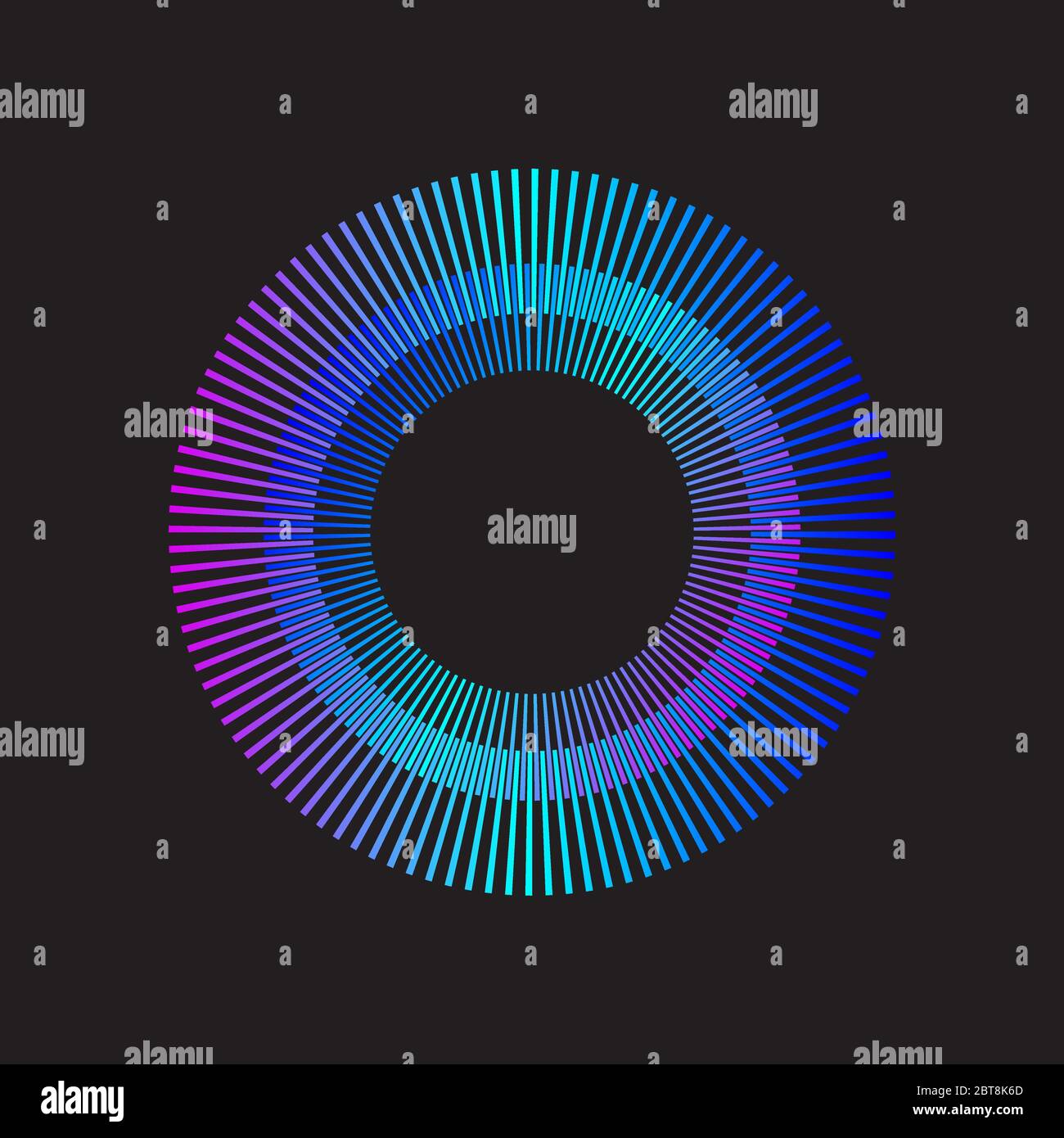 Gradient rainbow circle vector sunburst. Color sunbeams. Blue Frame ...