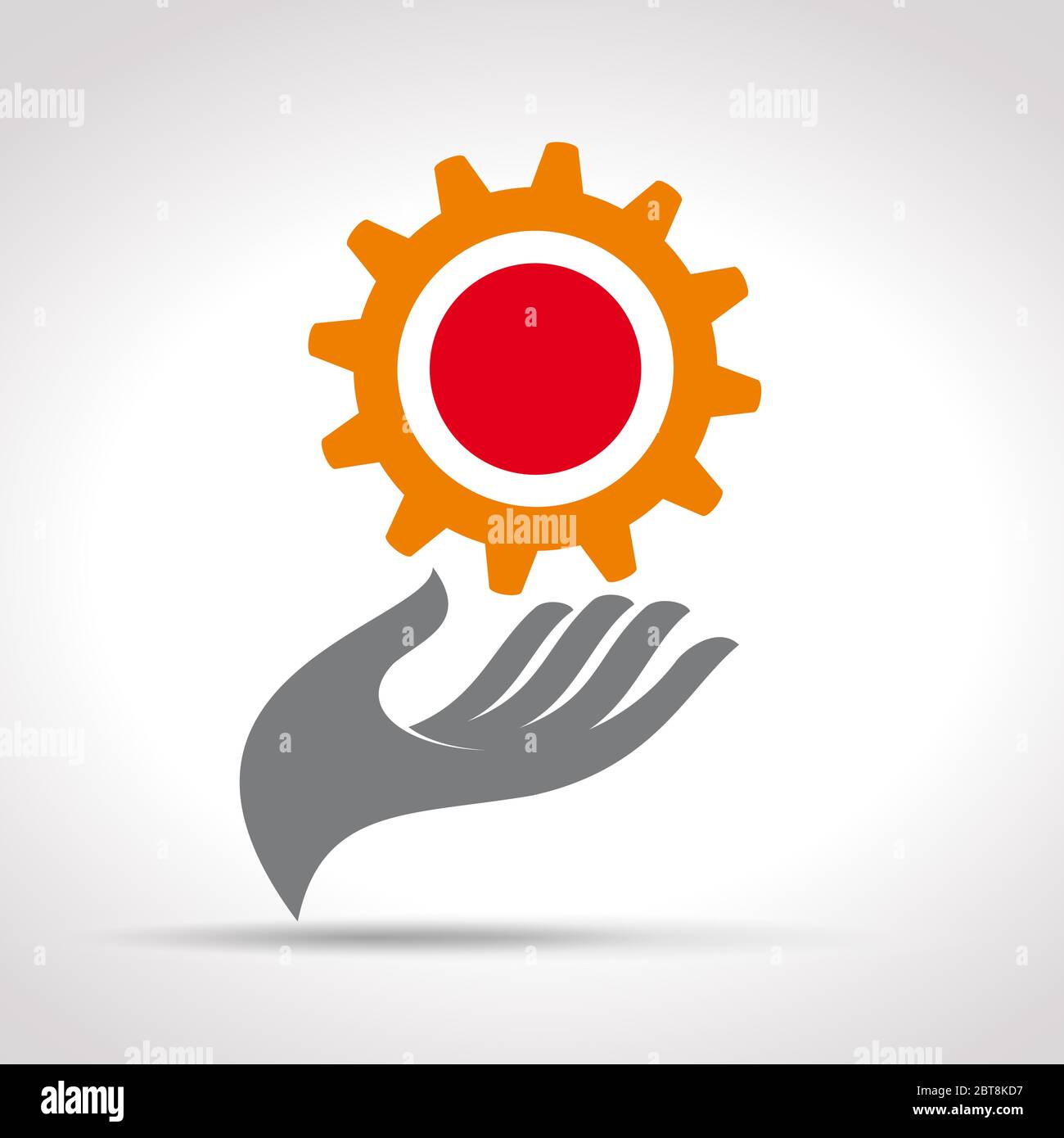 Vector sign hand Service Stock Vector Image & Art - Alamy