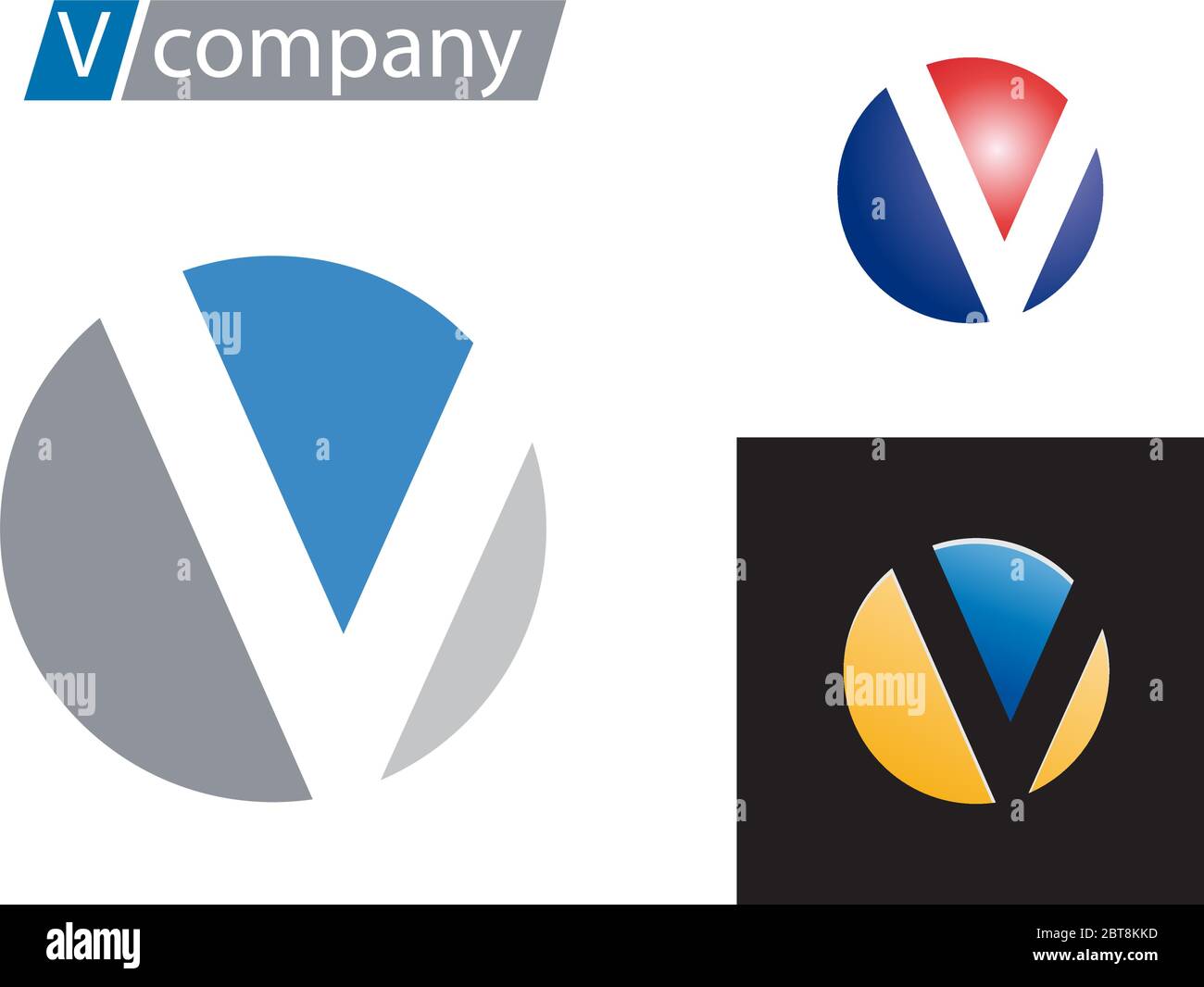 Vector sign spherical letter V Stock Vector Image & Art - Alamy