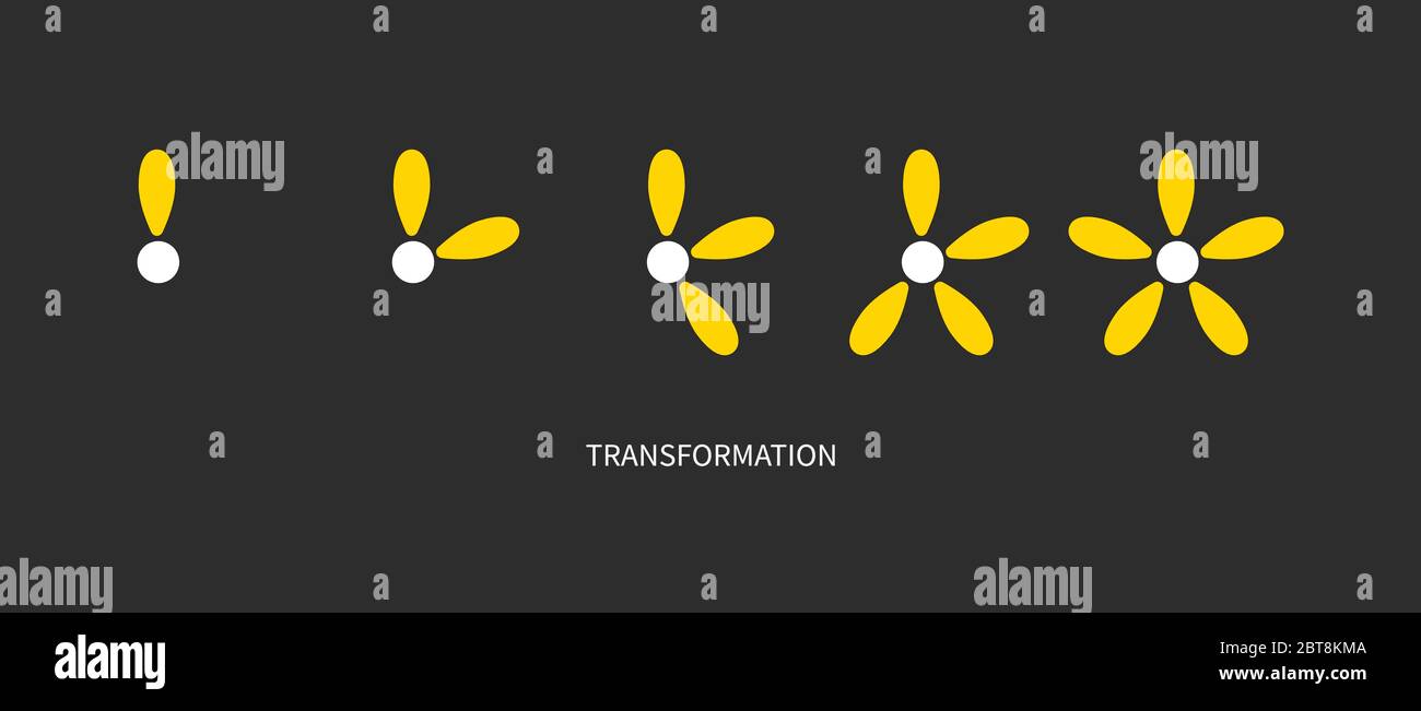 Metaphor of development, growth, transformation, change Coaching icon ...