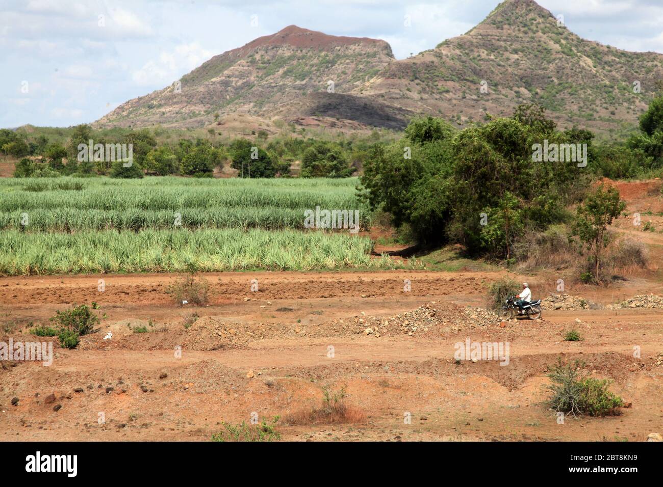 Beautiful Landscape, Village Surrounded by Greenery Mountain, Indian ...