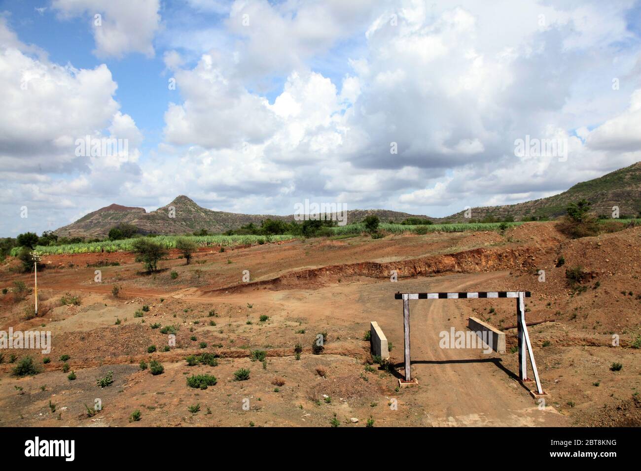 Beautiful Landscape, Village Surrounded by Greenery Mountain, Indian ...