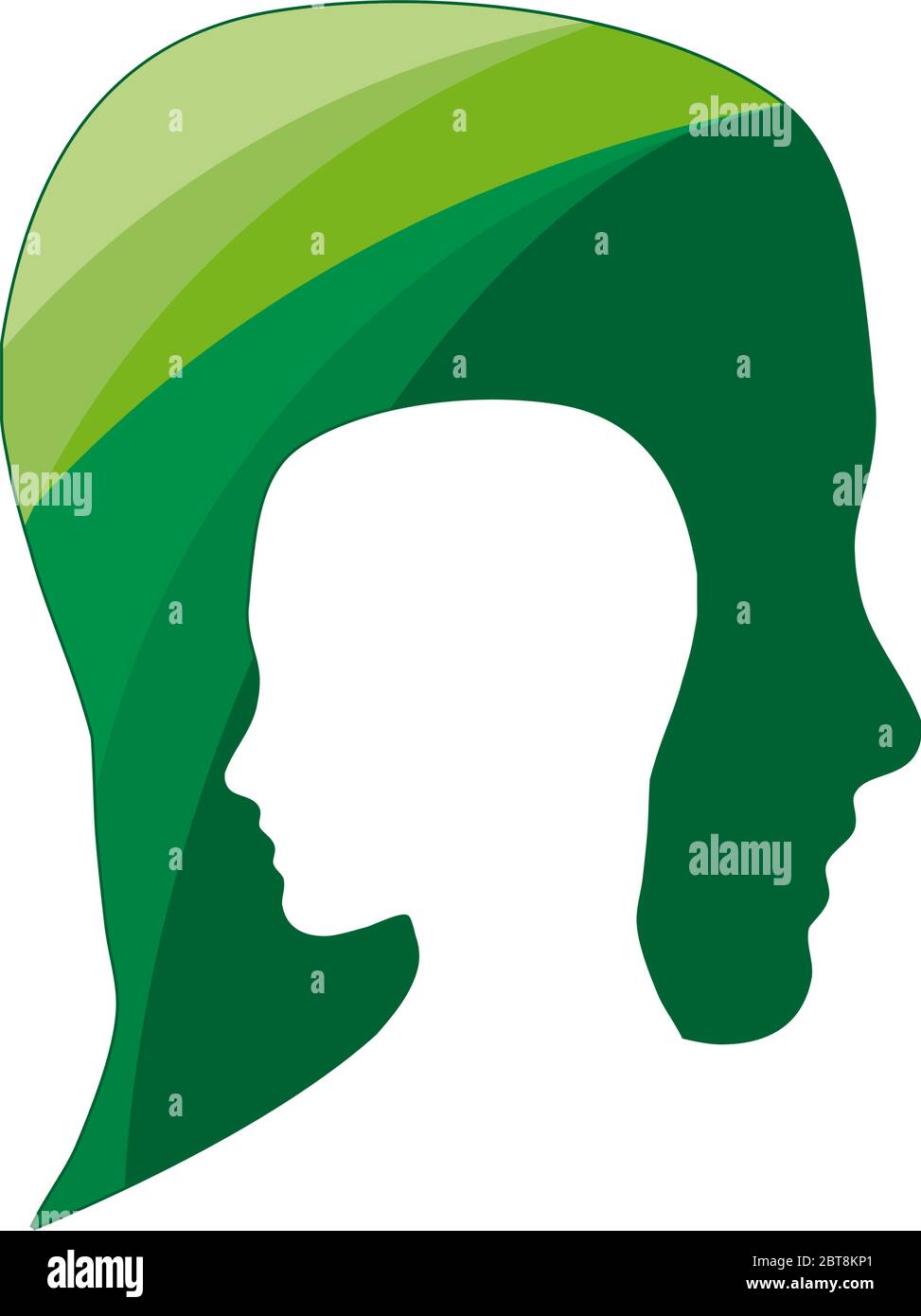Vector sign people ecological, think green Stock Vector Image & Art - Alamy