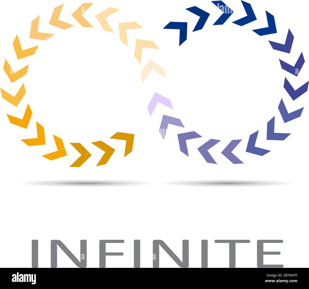 Vector sign infinite, with arrows Stock Vector Image & Art - Alamy