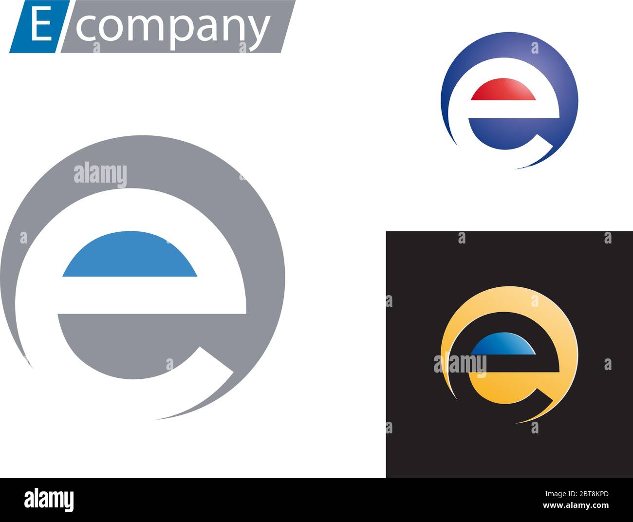 Vector sign spherical letter E Stock Vector Image & Art - Alamy