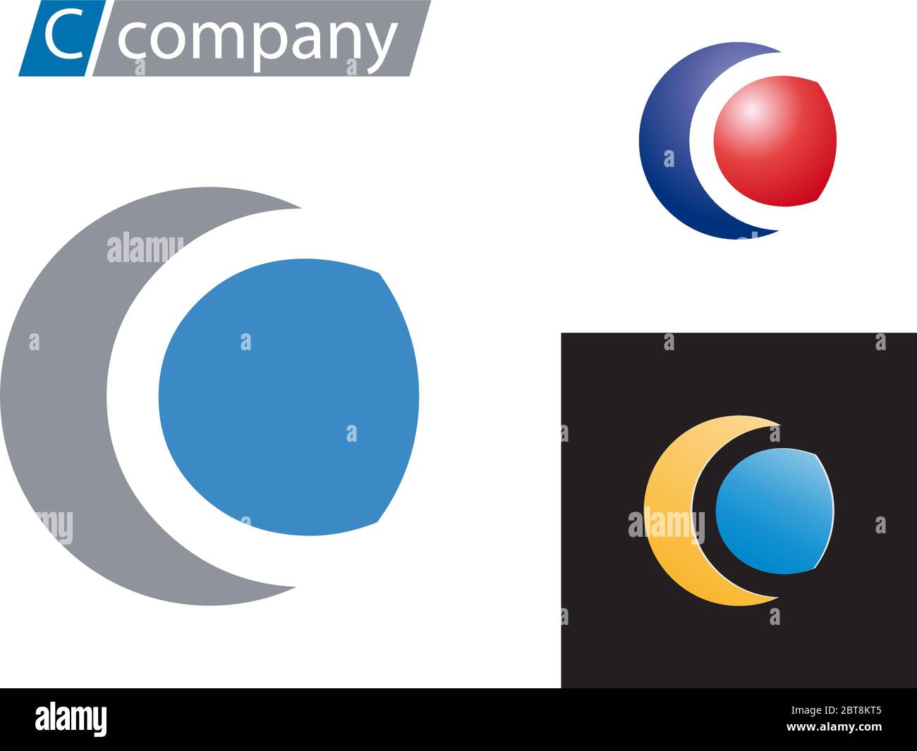 Vector sign spherical letter C Stock Vector Image & Art - Alamy