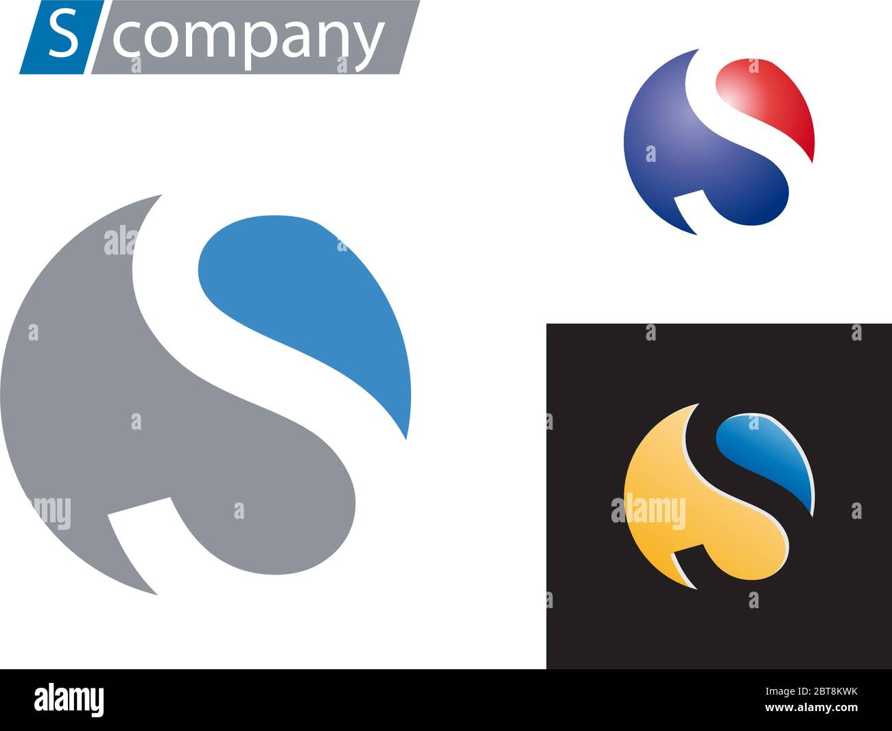 Vector sign spherical letter S Stock Vector Image & Art - Alamy