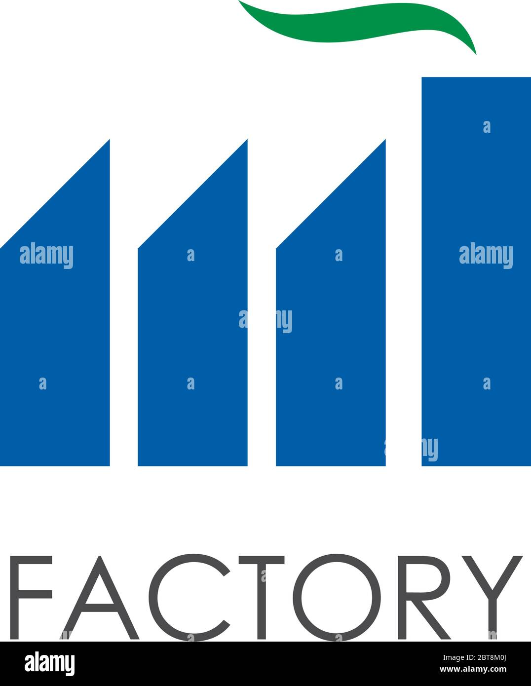 Vector sign modern green factory Stock Vector Image & Art - Alamy