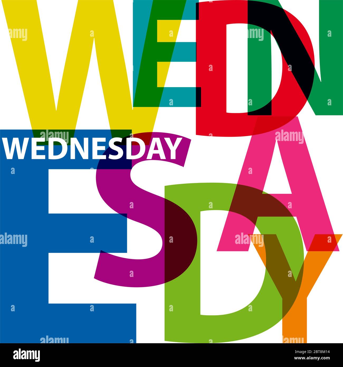 Wednesday vector vectors hi-res stock photography and images - Alamy