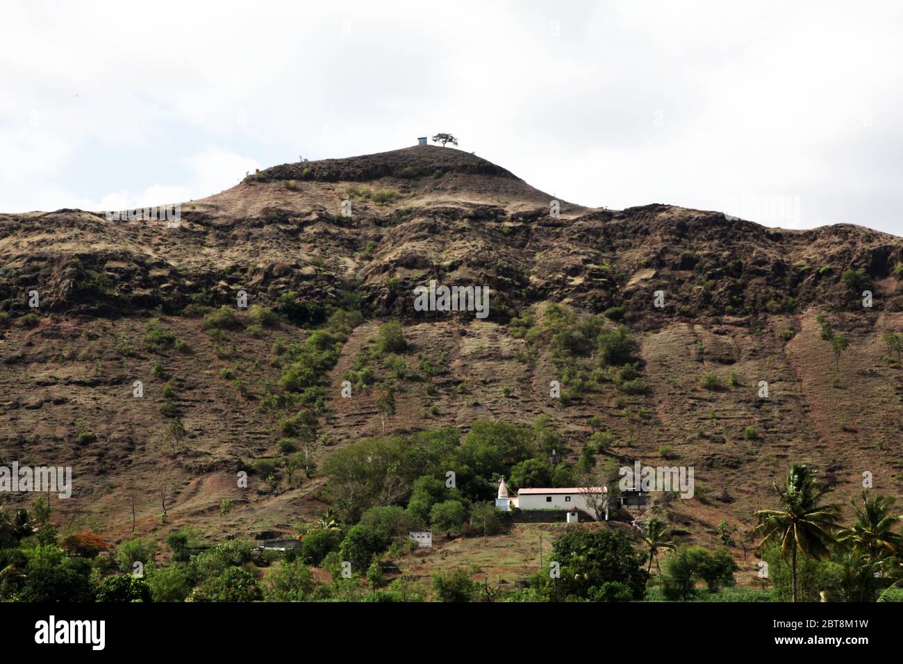 Beautiful Landscape, Village Surrounded by Greenery Mountain, Indian ...