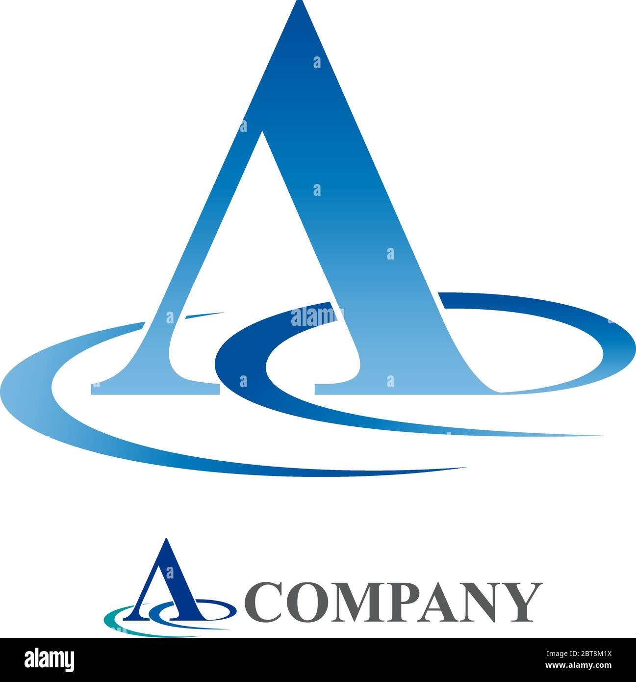 vector sign letter A, water vortex Stock Vector Image & Art - Alamy