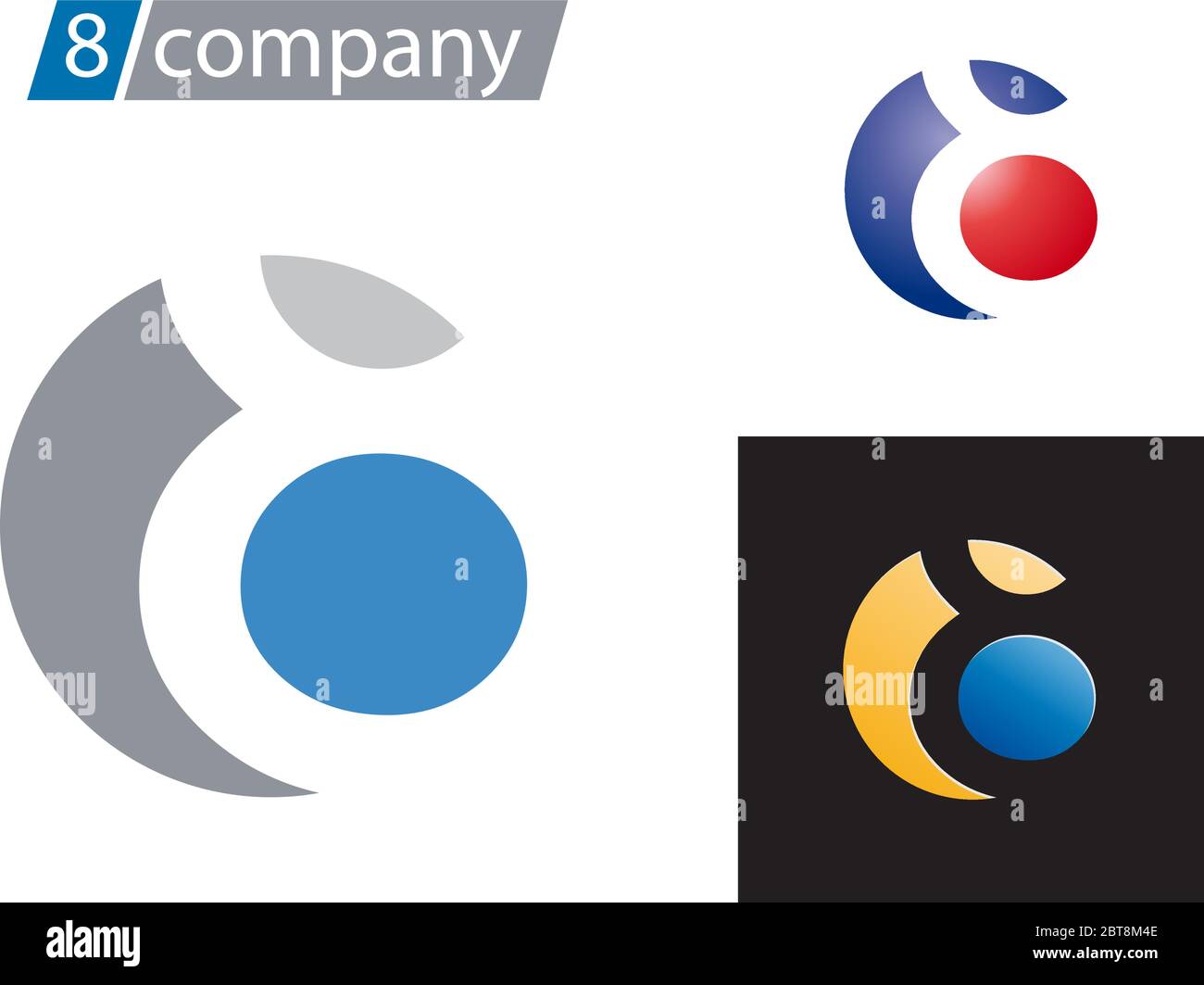Vector sign spherical number 8 Stock Vector Image & Art - Alamy