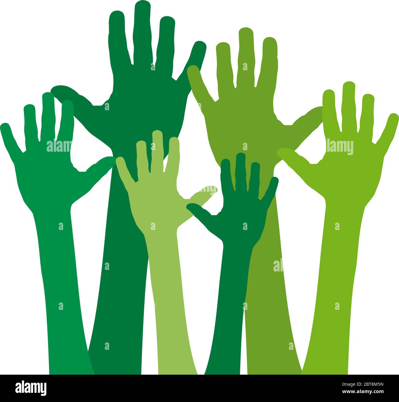 Vector Green Teamwork Stock Vector Image & Art - Alamy