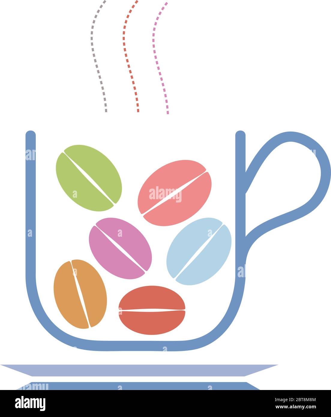 Vector sign cup with coffee Stock Vector Image & Art - Alamy